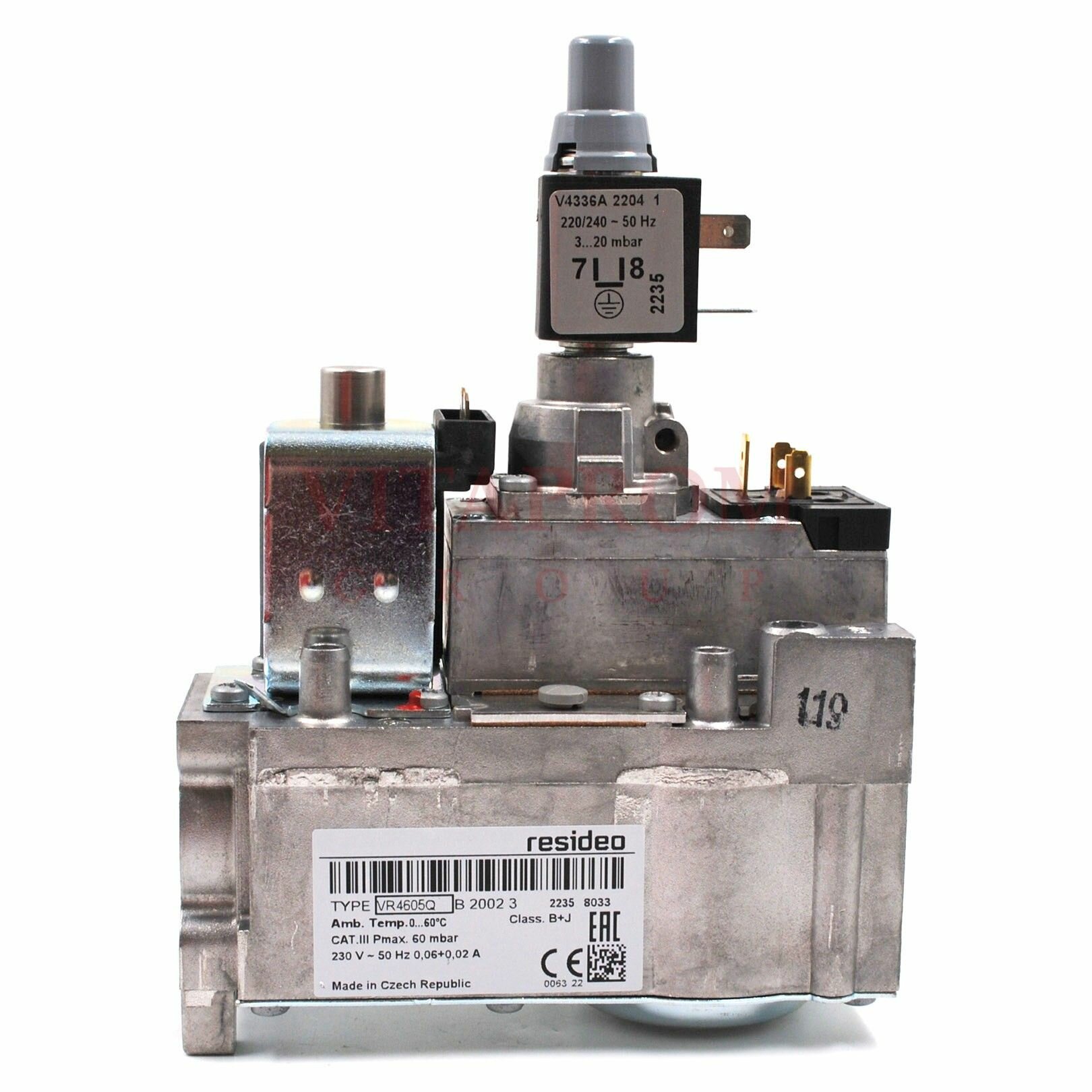 Клапан газовый второй ступени Honeywell VR4605QB2002U