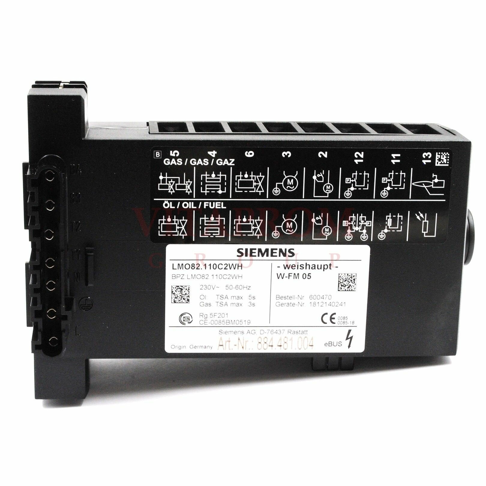 Менеджер горения Weishaupt W-FM 05, LMO82.110C2WH