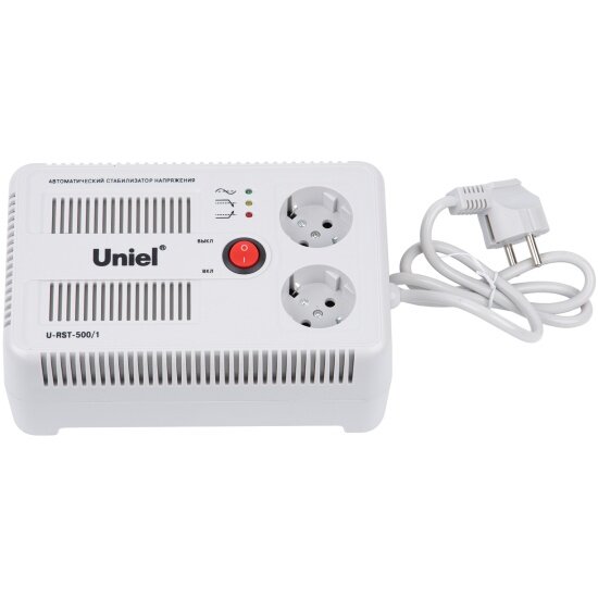 Стабилизатор напряжения Uniel U-RST-500/1 серии "Simple Standard", напольный, 500ВА, UL-00003602