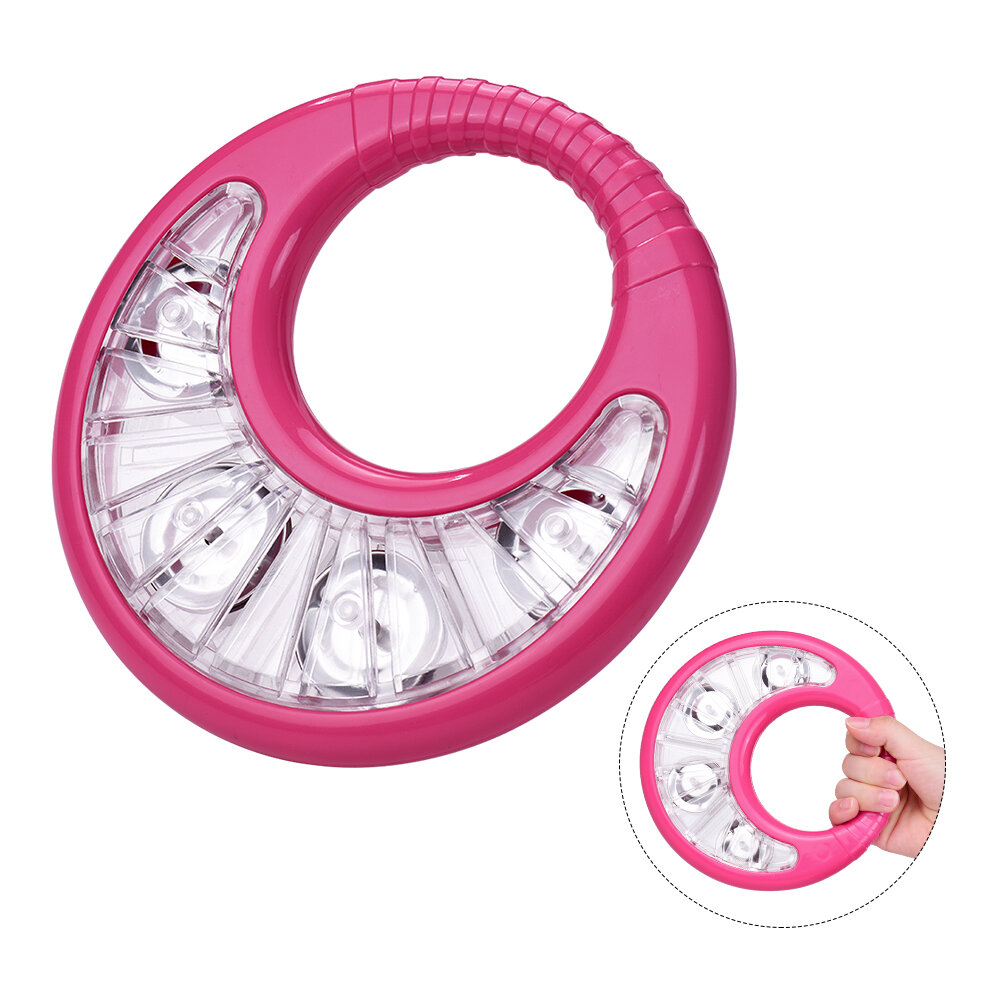 Пластиковый мини ручной колокольчик трембита с колокольчиками ручная игрушка для детей перкуссионный музыкальный инструмент Розовый Размер 16.5см Вес 134г Материал Пластик Унисекс Функция Музыкальная игрушка 1шт