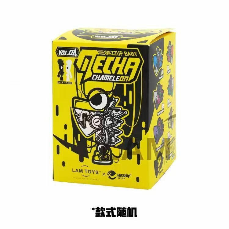 WAZZUPbaby фигурка хамелеон 4 поколение полу-механическая коллекционная игрушка, слепая коробка, подарок, украшение в автомобиль