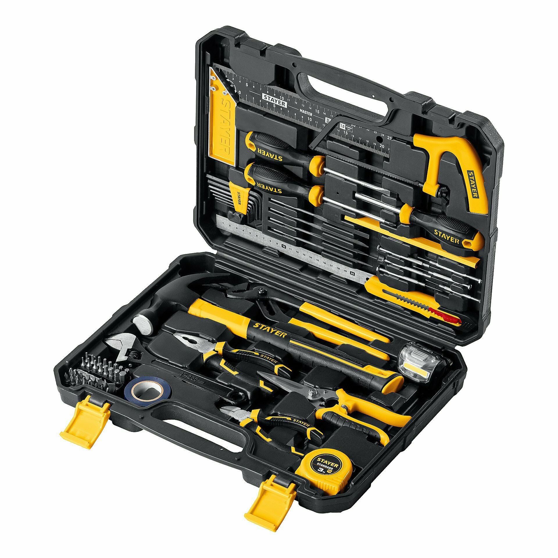 STAYER Master-67 67 предм, Универсальный набор инструмента для дома (22055-H67)