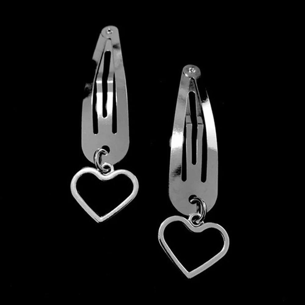2 х Заколки для волос в форме крестика сердце Heart-Shaped