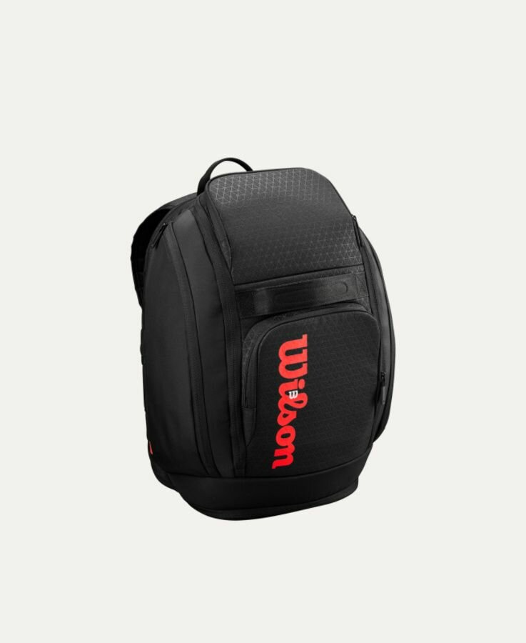 Рюкзак Wilson Clash V3, городской, для тенниса, чёрный, вместимость 30-32 л