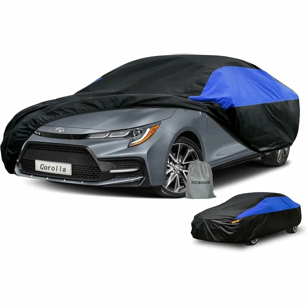 XICBOOM Чехол на автомобиль Toyota Corolla, Брезент, Оксфорд 210D, 1 шт.