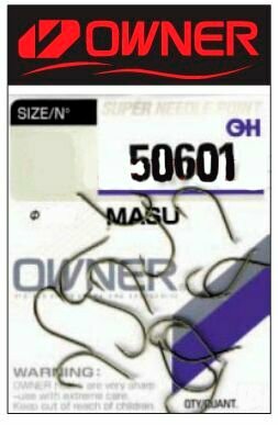 OWNER Крючок Masu brown №9 16шт