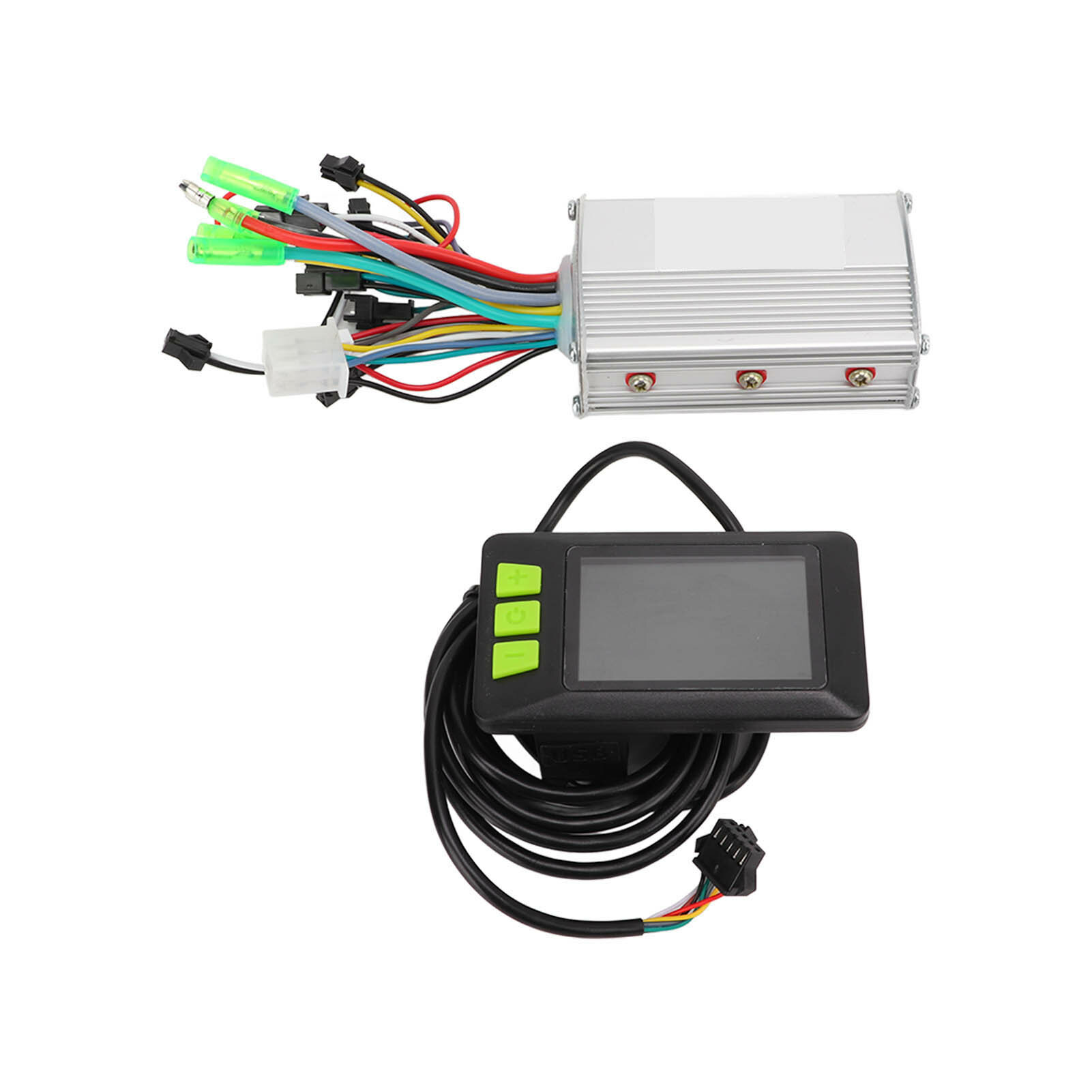 Бесщеточный контроллер скорости для электрических велосипедов 48/60V 350W с LCD панелью 930, алюминиевый корпус, простота установки