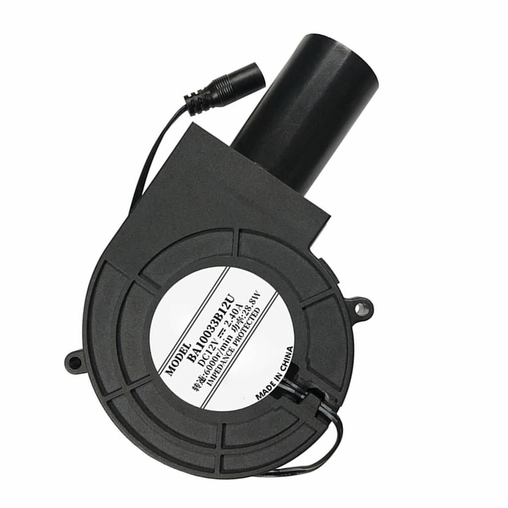 Мощный 12V вентилятор для охлаждения электроники, дымоходов, розжига, вентиляции