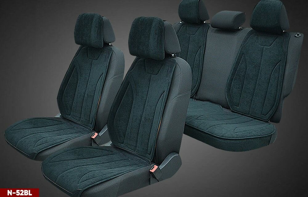 Накидки на сиденья для Haval / Хавал Dargo, F7, F7x, H6, Jolion, M6 и др. на весь салон замша с перфорацией
