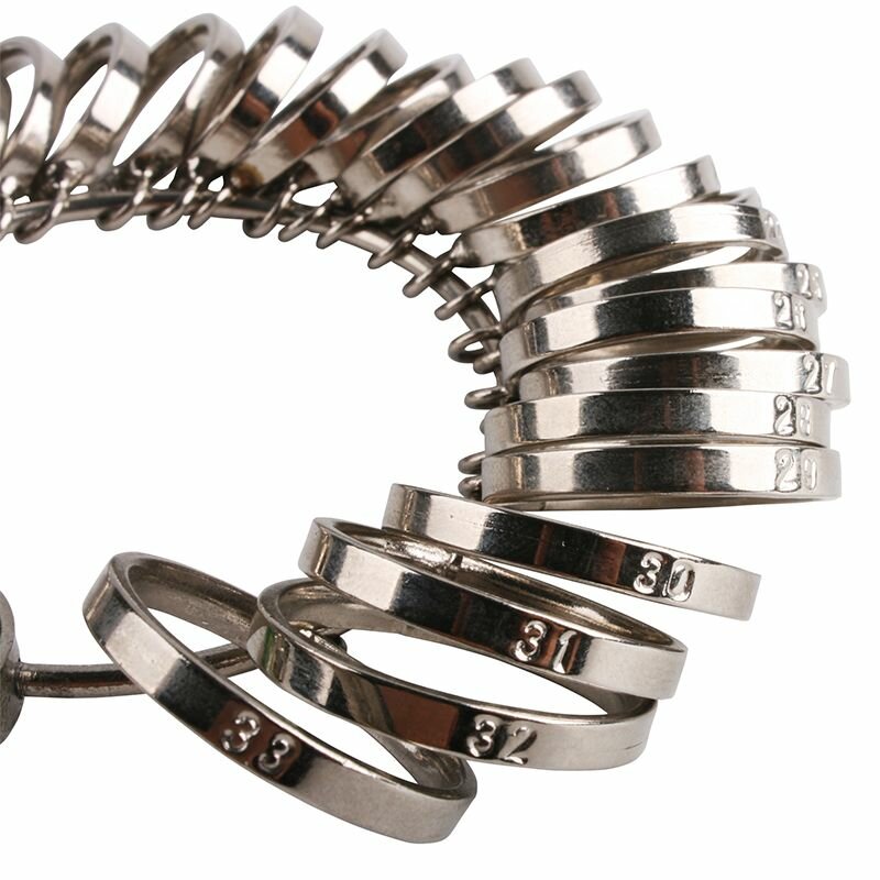 TSK Premium Metal Ring Sizer EU 41-76 Размер ювелирного кольца Измерительный инструмент