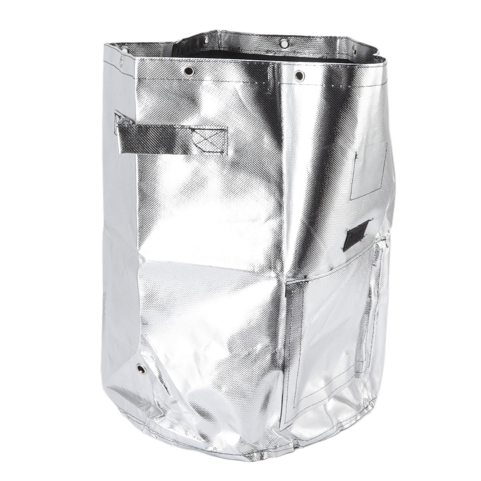 Серебряный картофельный пакет с водонепроницаемым открытым посадочным ведром для растительного овощного цветка M 26 литров 7 галлонов