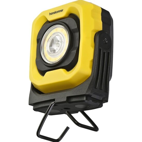 Фонарь-прожектор Hanskonner 1200лм, 3 режима, 4000 мАч, 2 вида диодов, HK4052-03-01