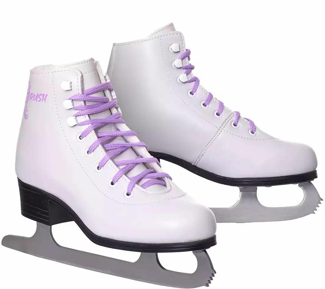 Коньки RUSH ACTION "Emily", фигурные, размер 39, белые