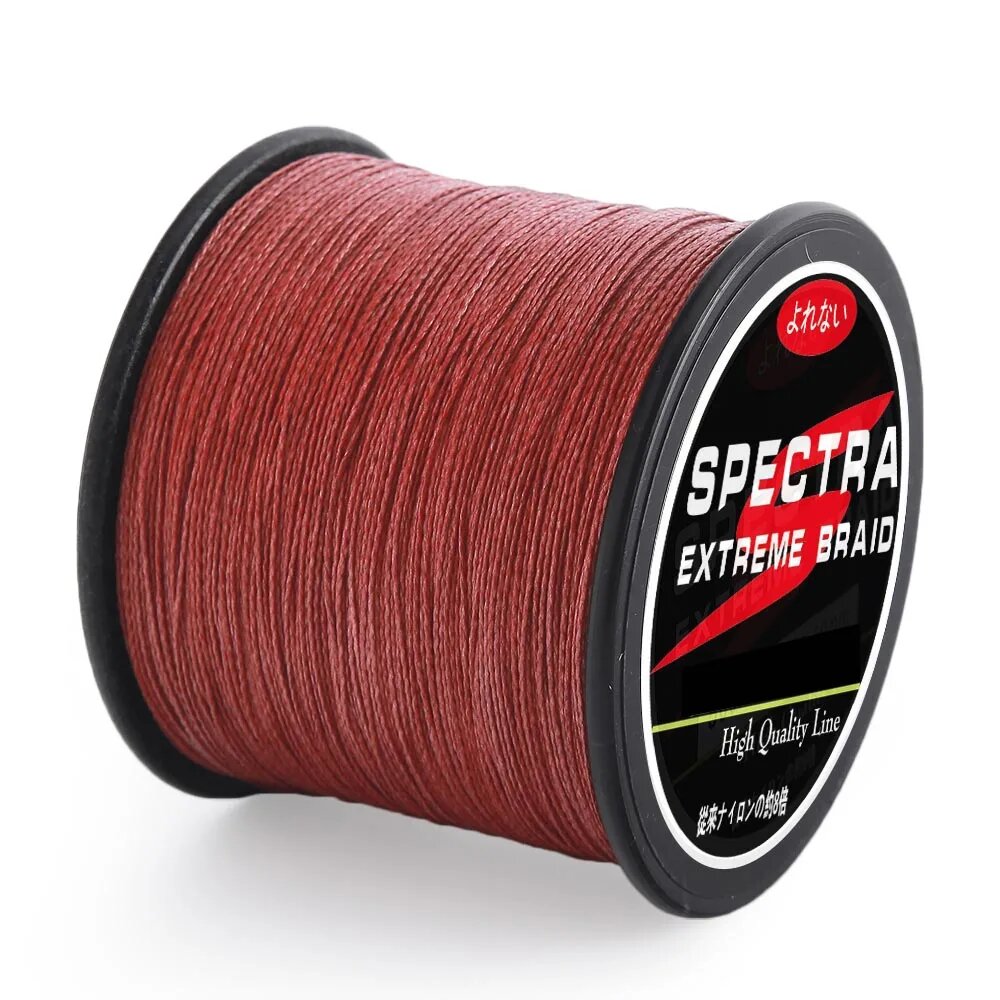 Spectra Extreme Braid, рыболовная леска, Бордовый, 1000m-0.50mm-80lb