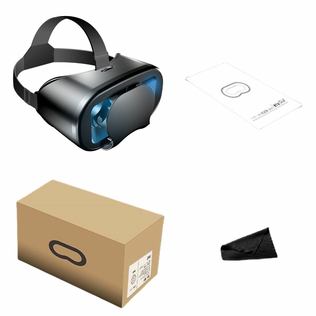 VR-аксессуар, Мобильный телефон виртуальной реальности VRx7s, 3d-очки, гарнитура, цифровые очки-версия для Blu-ray-этикетка