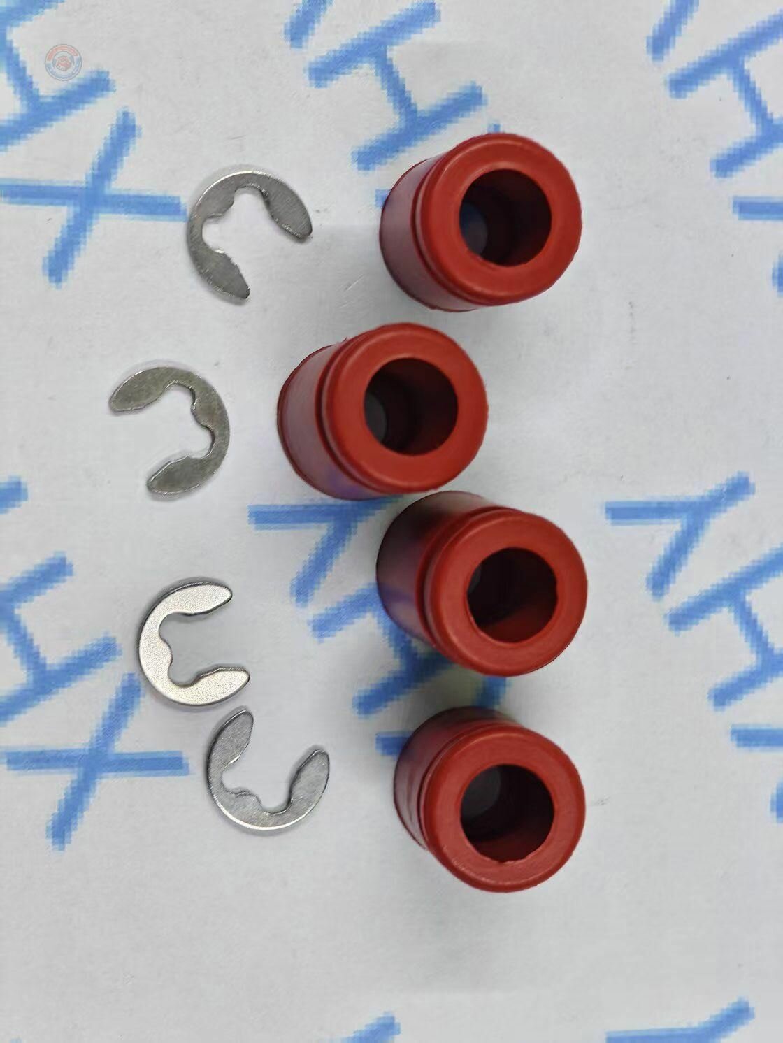 Виброамортизирующие резиновые вставки для вентиляторов газовых котлов, 4 шт, универсальные, устраняют шум и вибрацию, подходят для Ariston, Vaillant, Baxi