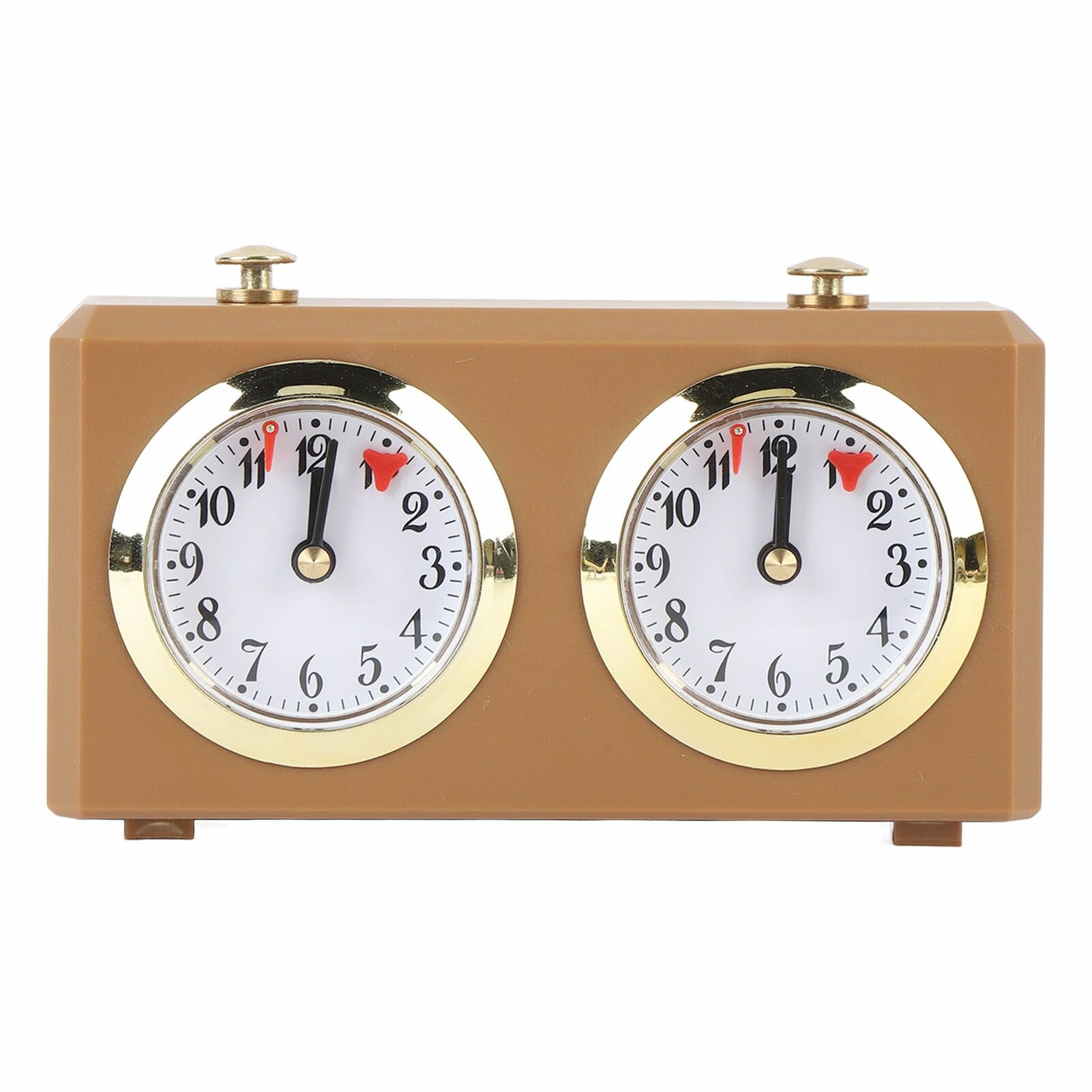 Механические шахматные часы, винтажные аналоговые шахматные часы с большим циферблатом, заводной механизм для соревнований Weiqi Tan