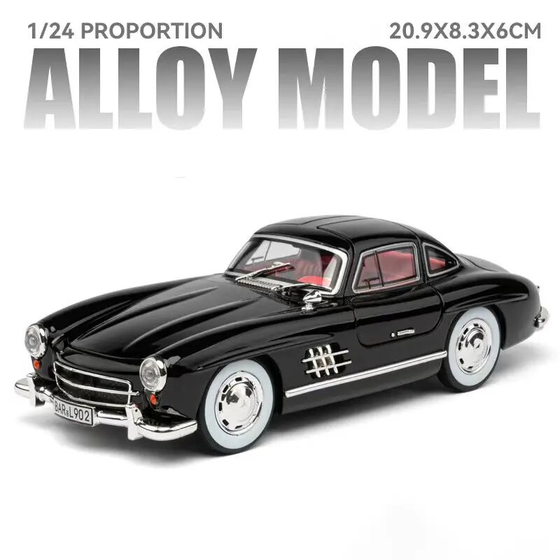 Модель автомобиля Maisto Benz 300SL 1:24 Черный, Black B