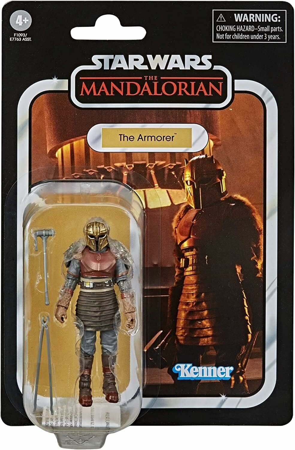 Фигурка Hasbro Star Wars, винтажная коллекция: Оружейник, Мандалорец, 3,75 дюйма