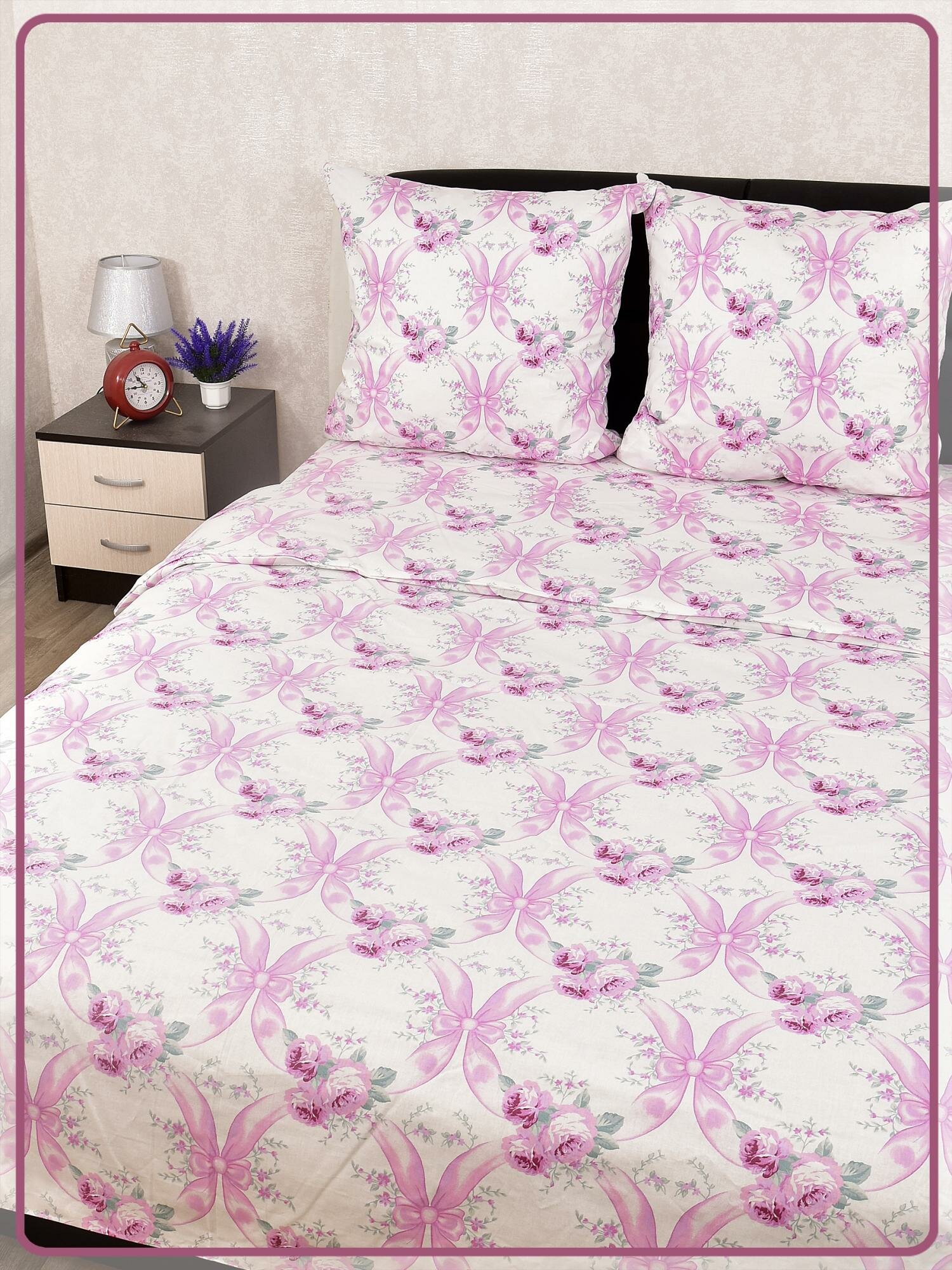 Постельное белье Шуйская бязь Банты 21992-1 2 спальное