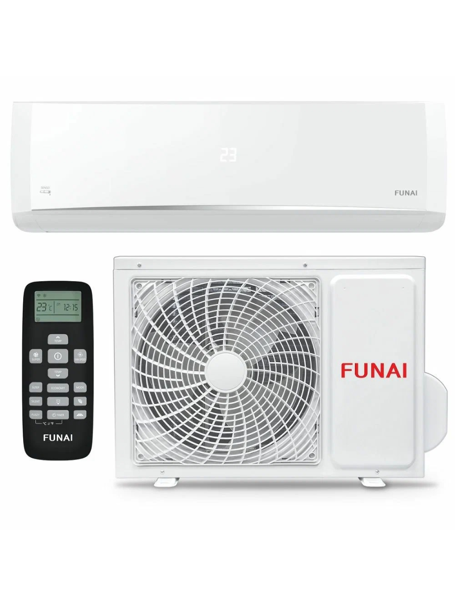 Кондиционер Funai "SENSEI" RAC-SN70HP. D05, белый, 70 м², класс А