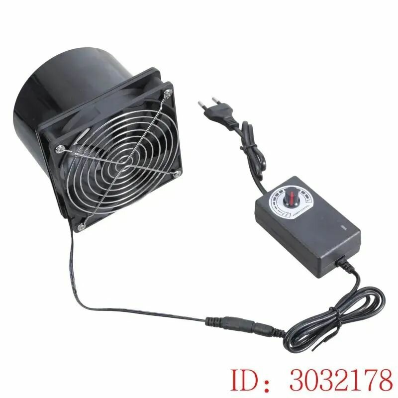 Вентиляционный канальный вентилятор 120мм 3000RPM с двойным шариковым подшипником и контроллером