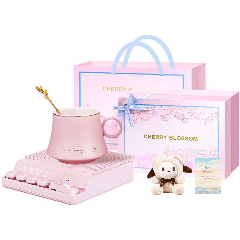Чашки быстрого охлаждения CHIELYUAL Little Dinosaur (cherry blossom gift box), розовый