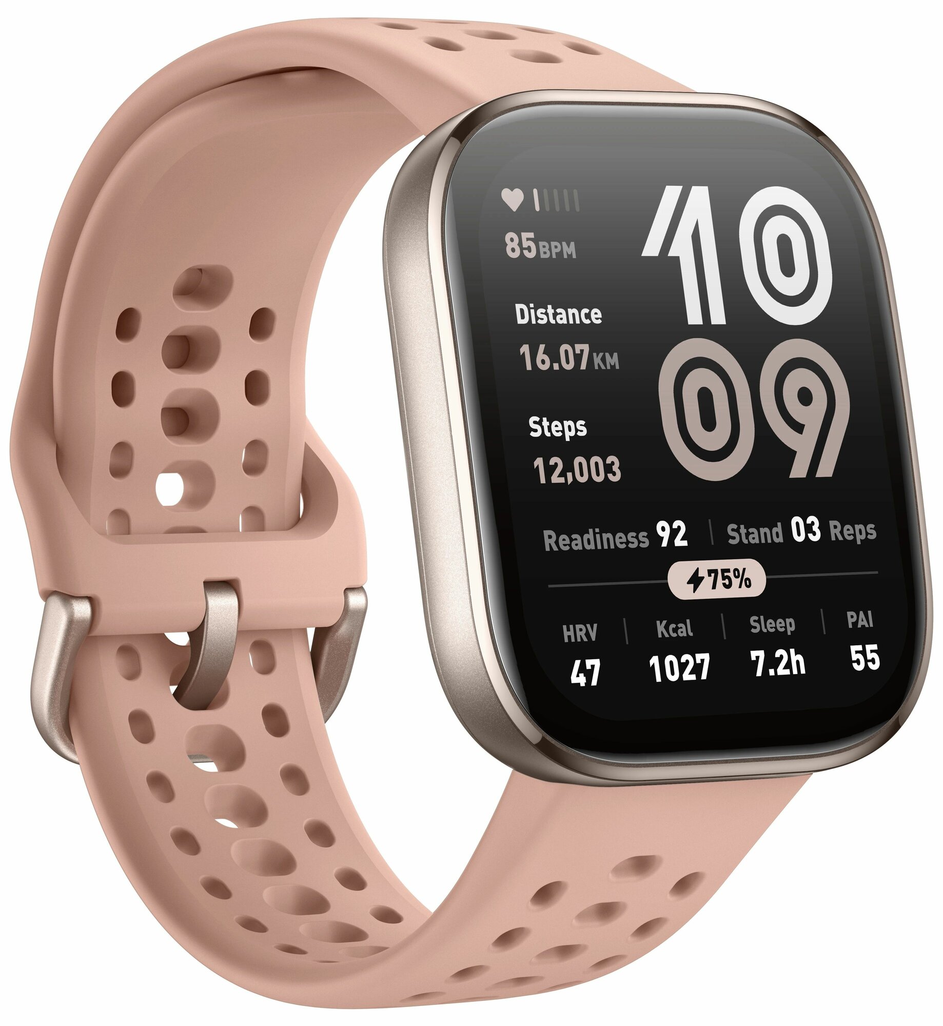 Смарт-часы Amazfit Bip Bronze 6, AMOLED-экран, фитнес-программы, мониторинг здоровья