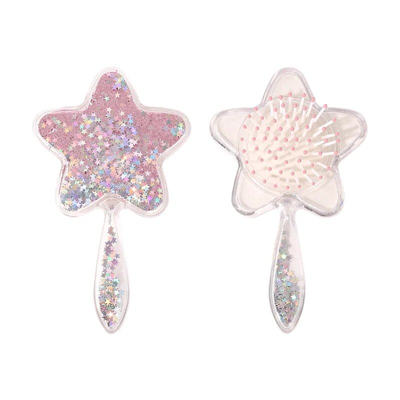 Детская расческа-гребень звезда пластик 1pc pk comb