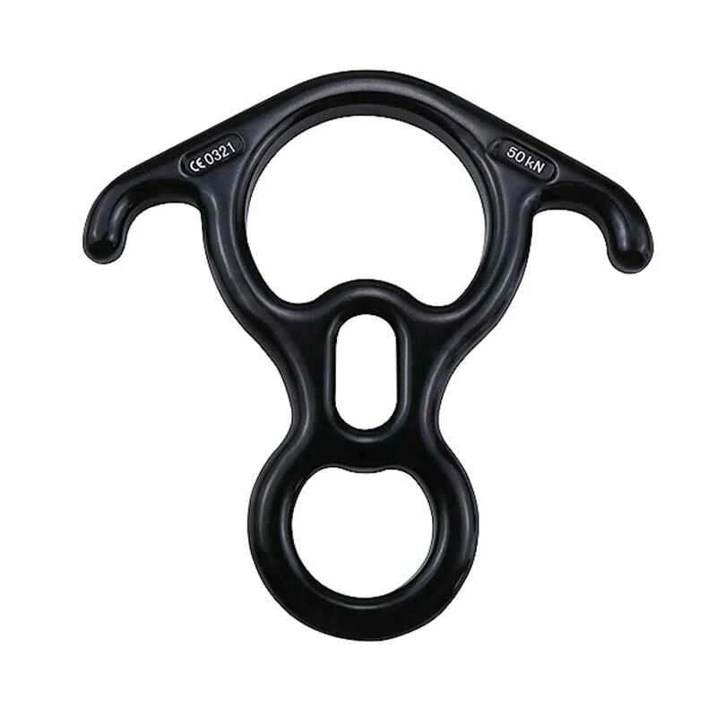 Страховка для скалолазания ZJMZYM LY0520 8-слойное кольцо, красный Черный, черный