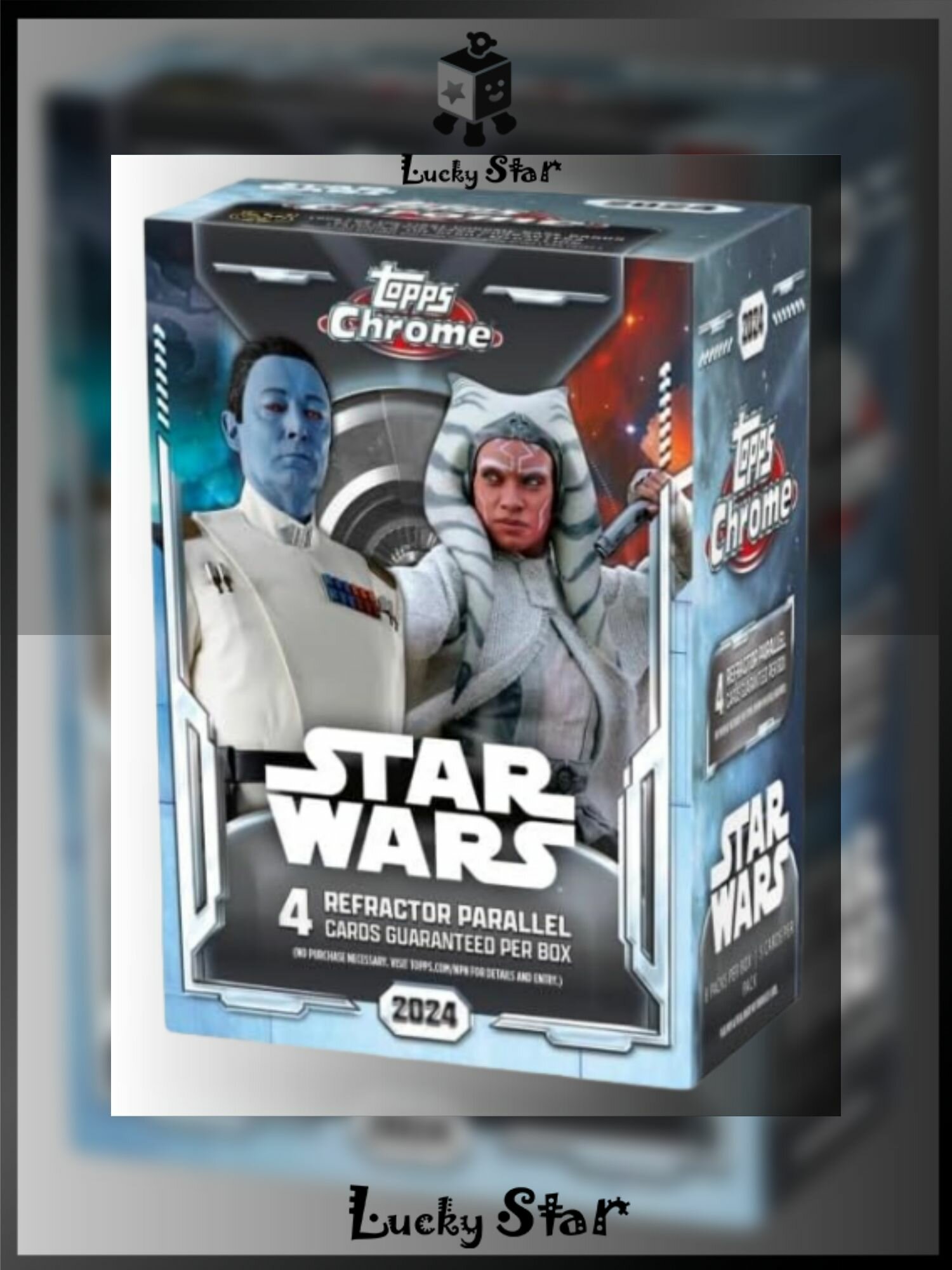 Карточка Topps 2024 (Star Wars) Chrome Value Box Star Wars Chrome Value Box звездные войны Trading Card, Коллекционная карточка