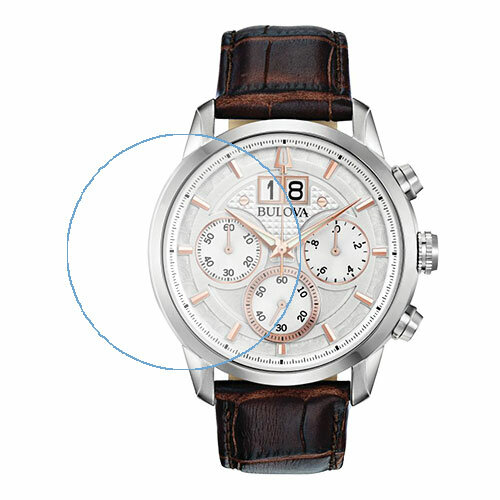 Скрин Мобайл защитный экран для часов Bulova 96B309 из нано стекло 9H