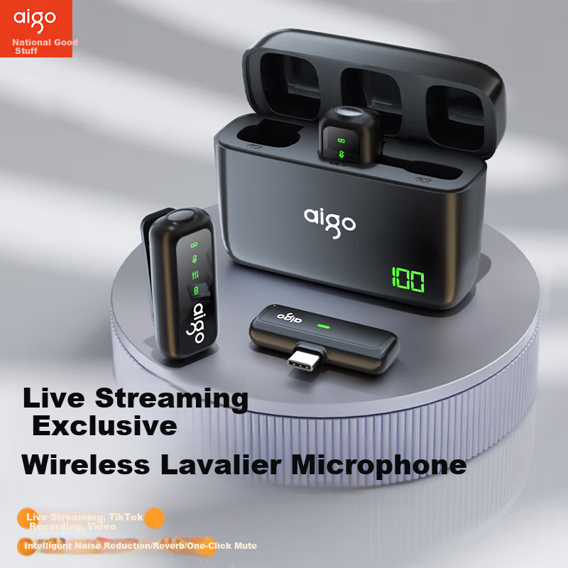 Bluetooth-микрофон aigo S21 для смартфона/планшета, black