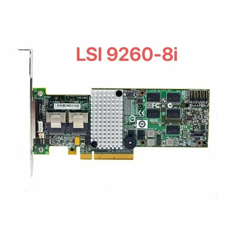 LSI MegaRAID 9260-8i Карта RAID-расширителя SAS Sata PCI E на 8 портов