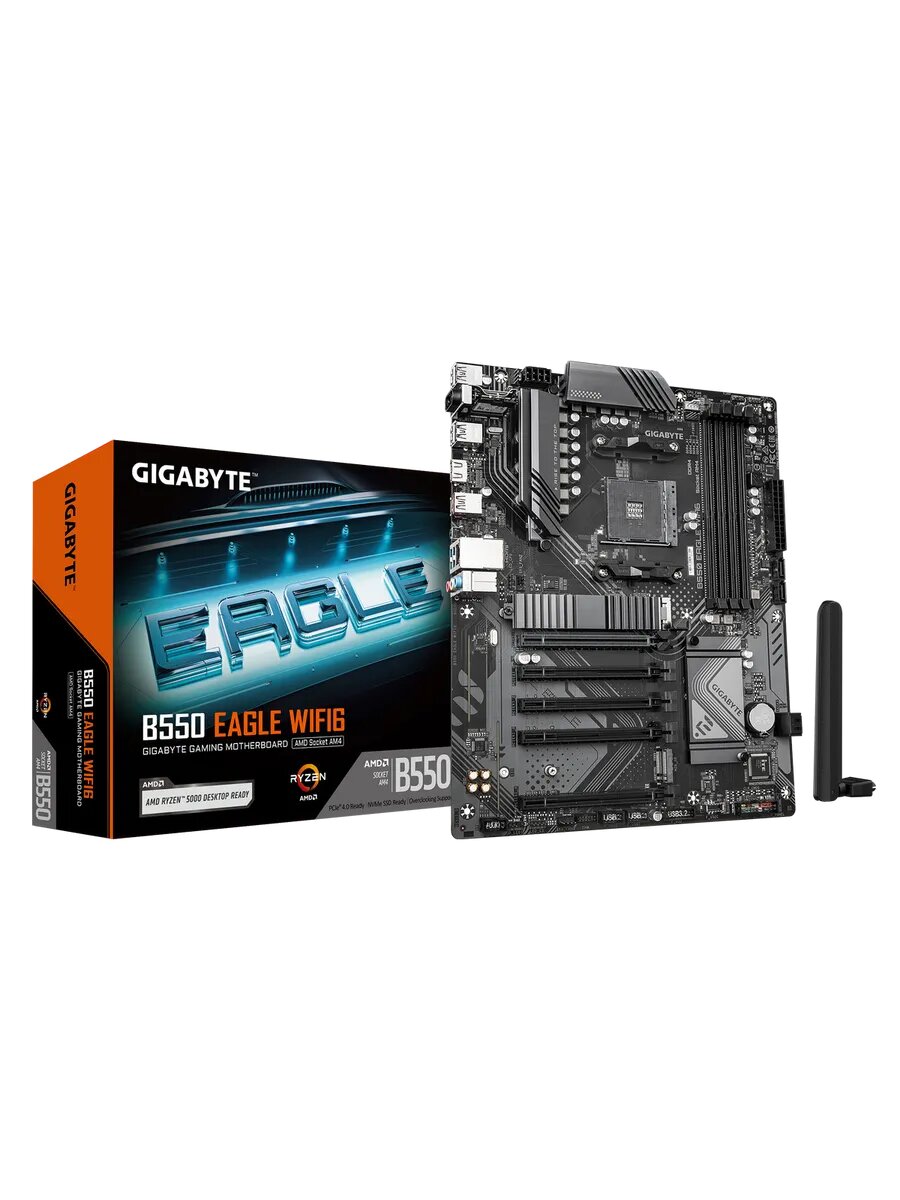 Материнская плата B550 EAGLE WIFI6 AM4 AMD B550 ATX RTL