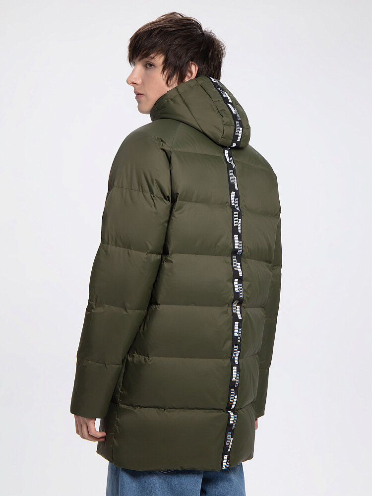 Куртка PUMA Solid Down Coat, размер 48-50, хаки — фото 1