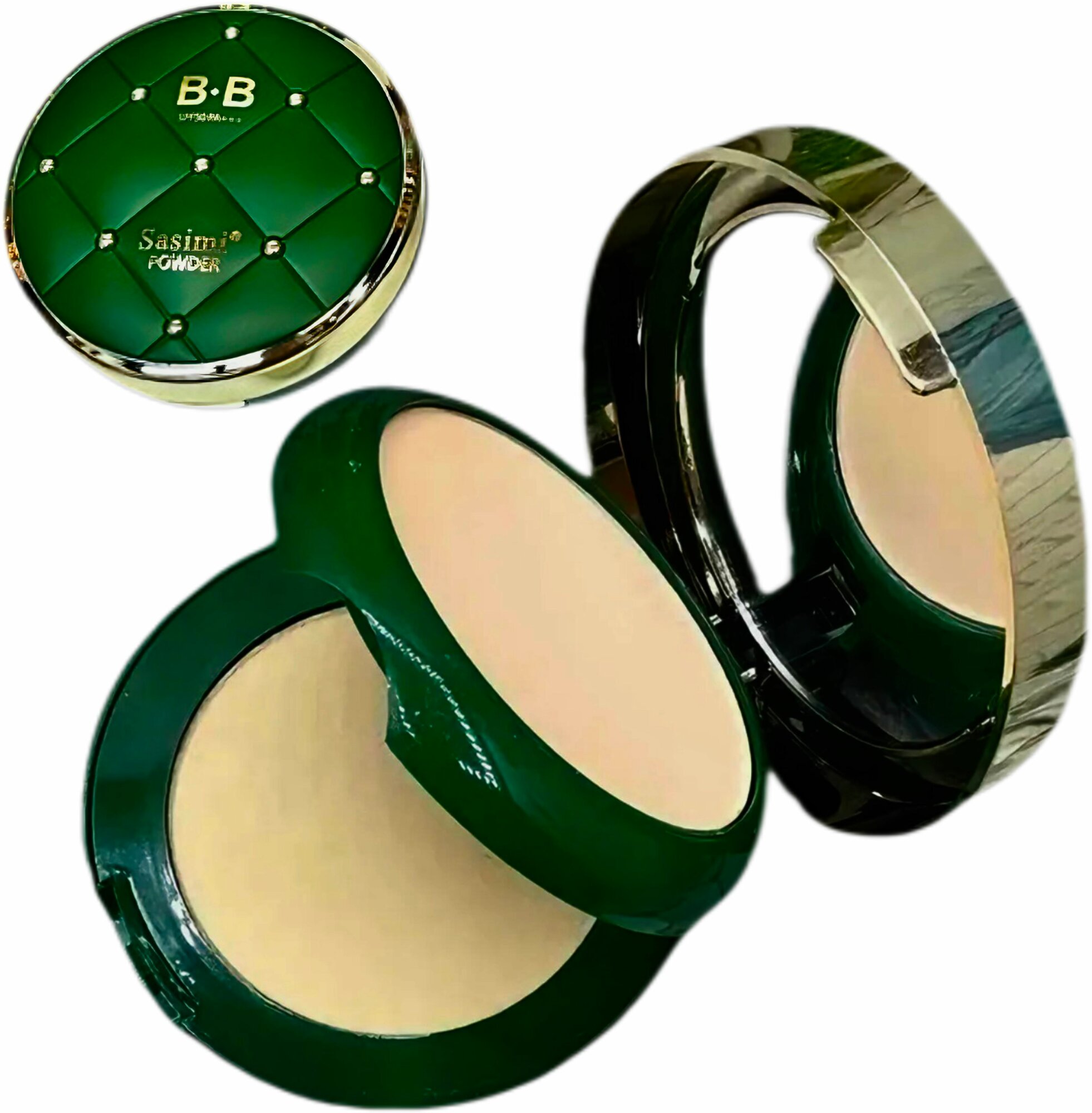 SASIMI Пудра для лица отбеливающая 3 в 1 Light embellish powder SPF 30 PA+++ тон 02, 20 гр