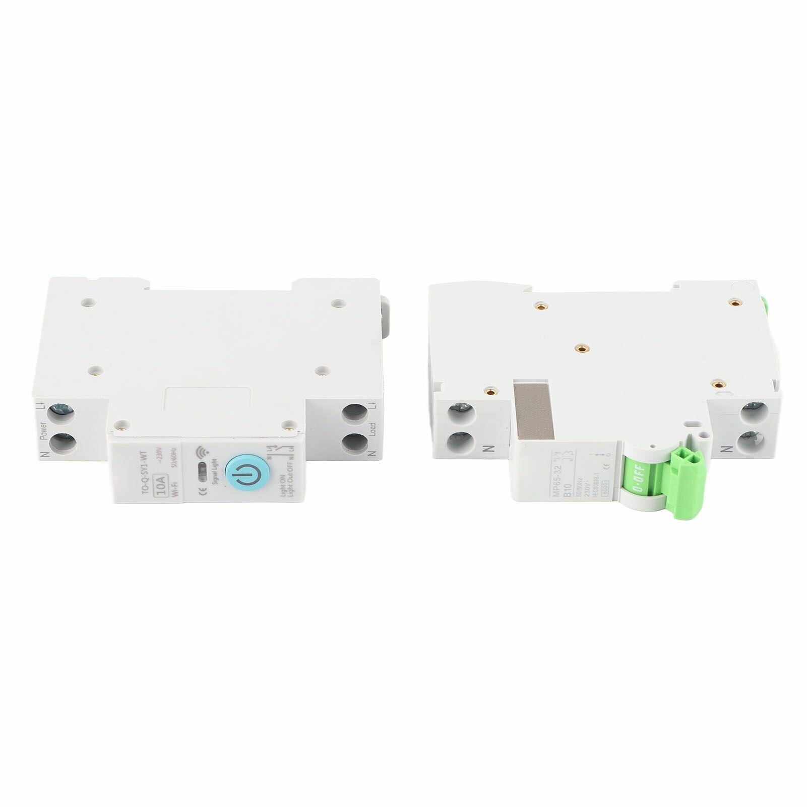 10A Smart WiFi автоматический выключатель 1P + N с задержкой по времени, дистанционное управление, AC230V, набор интеллектуальных автоматических выключателей