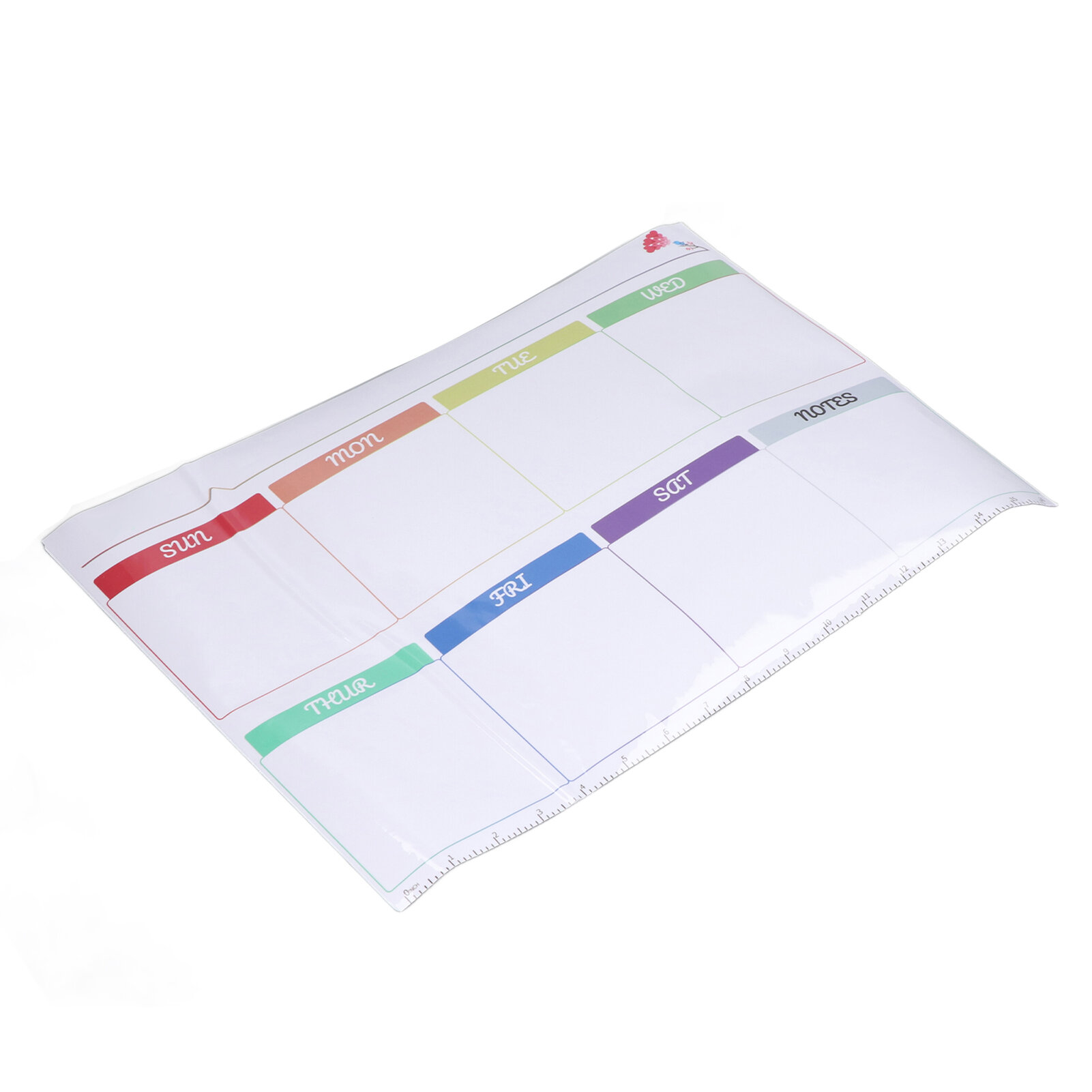 Еженедельная доска для сухого стирания, 16,5x11,8 дюйма, стикер для доски с еженедельным планом и ластиком для планировщиков на холодильнике