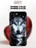 Черный матовый чехол на Apple iPhone 7 Plus/8 Plus / Айфон 7 Plus/8 Plus с принт...