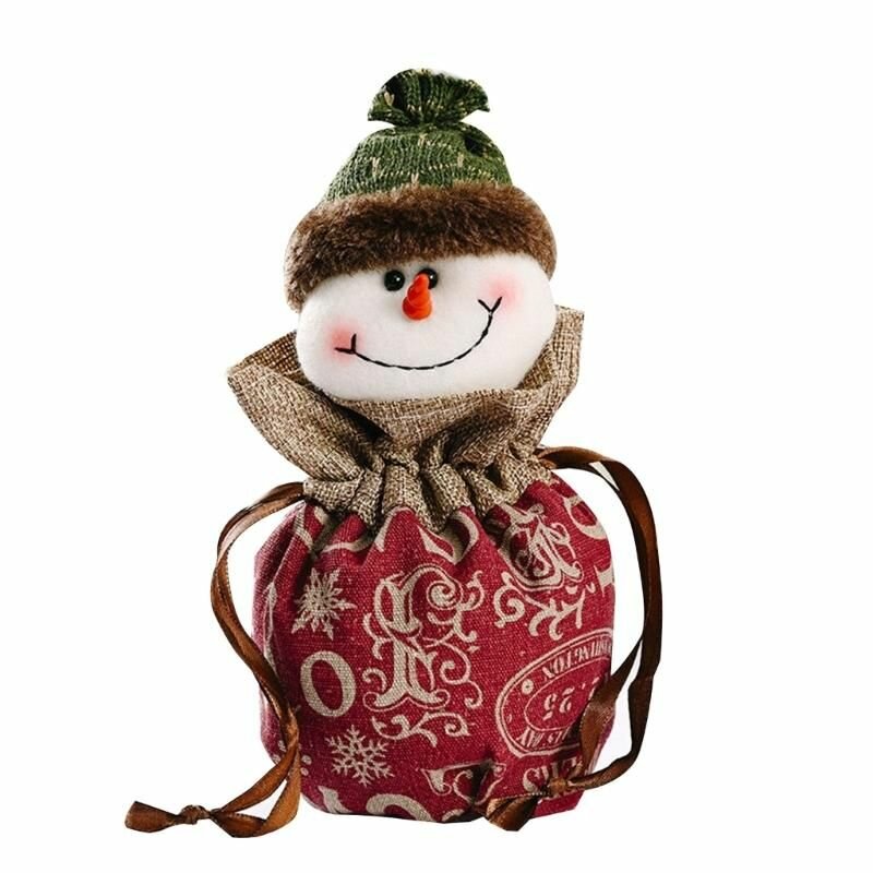 Рождественская сумка Для хранения Конфет-Снеговик-English Apple Bag