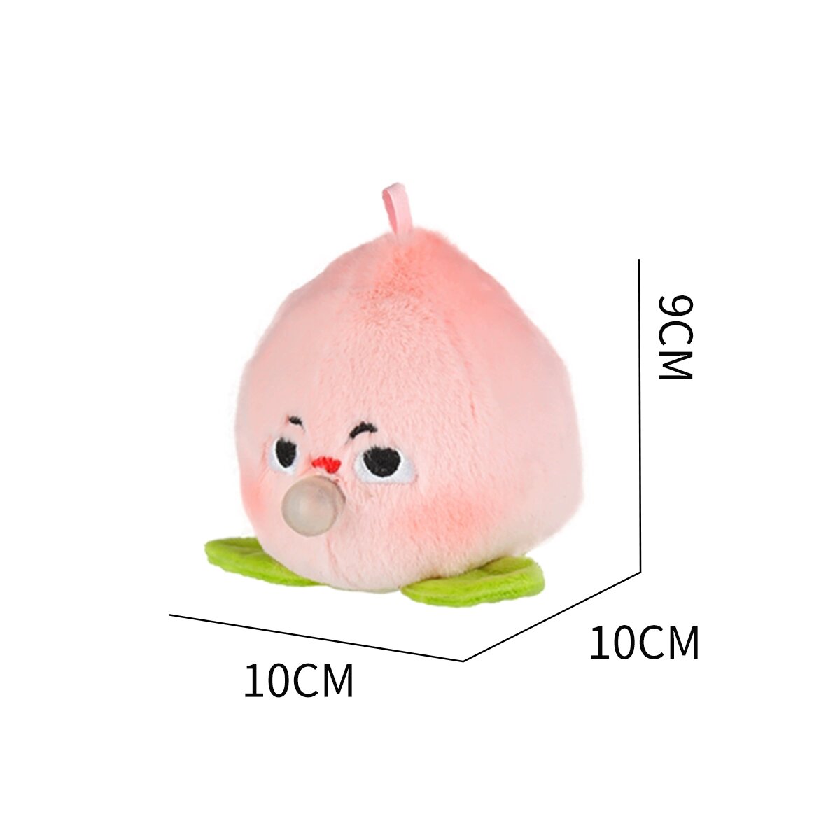 Игрушечные плюшевые фигурки овощей и фруктов: груша, персик, ананас, дуриан, личи, кукла для выдувания мыльных пузырей,