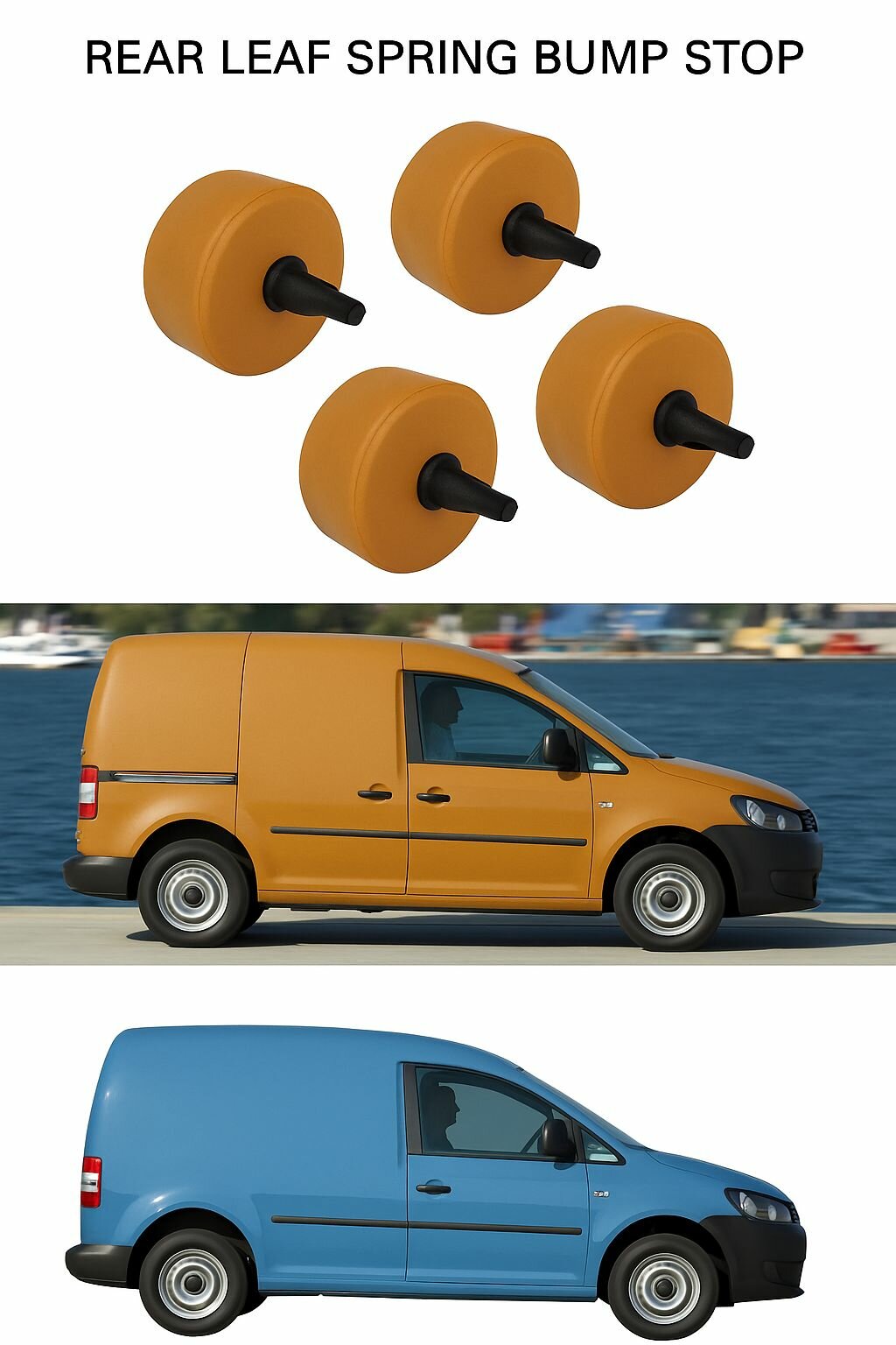 4 x Отбойники задней рессоры VW CADDY 3 2004-2015