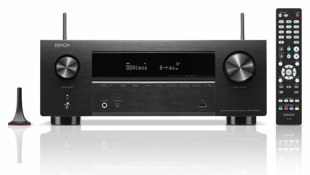 Ресивер AV Denon AVR-X2800H, черный