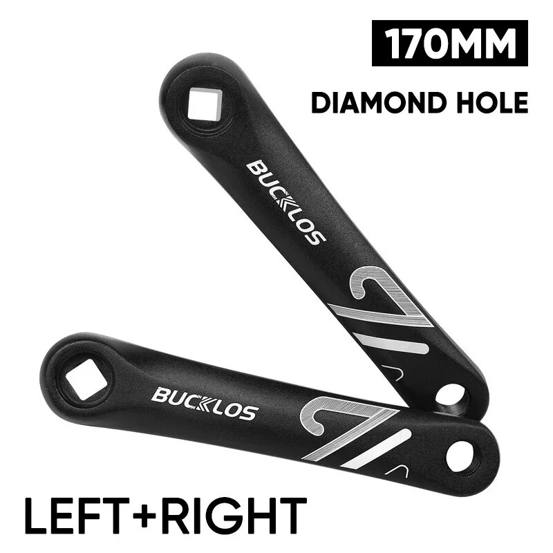BUCKLOS Левый/Левый+Правый Кривошип для Ebike 152/170/175 мм L-R-DIAMOND-170