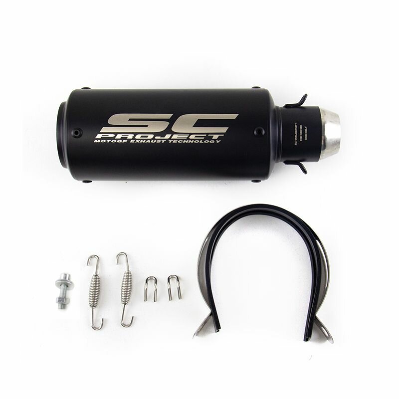 Глушитель для мотоцикла прямоток универсальный на питбайк