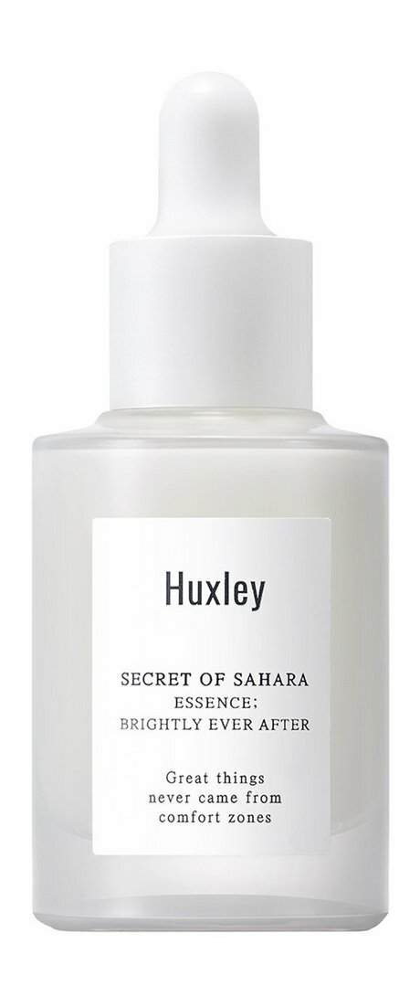 Huxley Secret of Sahara Essence: Brightly Ever after Увлажняющая сыворотка для осветления и выравнивания тона лица с маслом семян кактуса и ниацинамидом 30мл