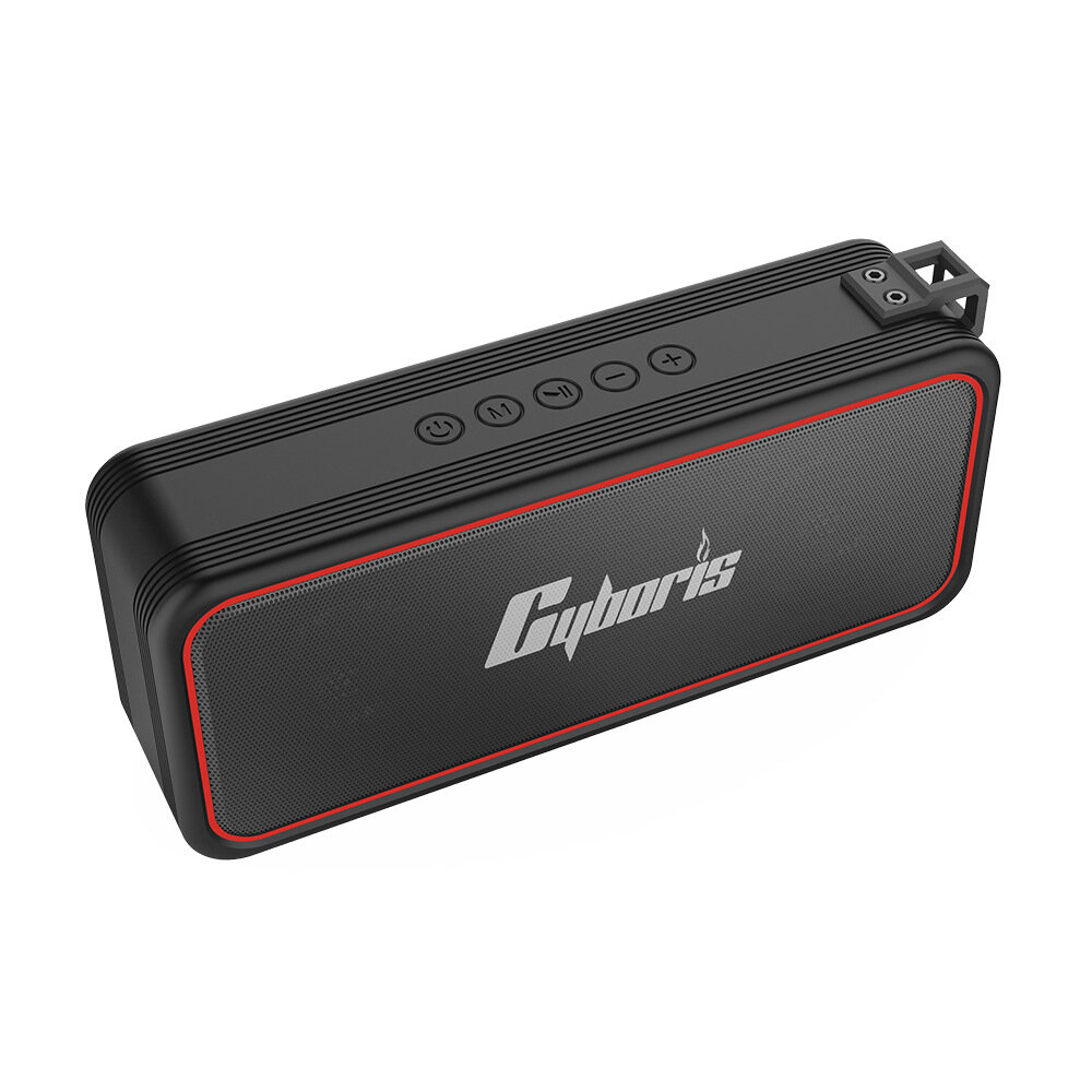 Портативный динамик Cyberrius Cyboris Power Bank, черный, IPX7