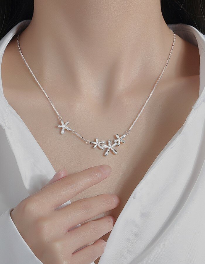 Колье, циркон