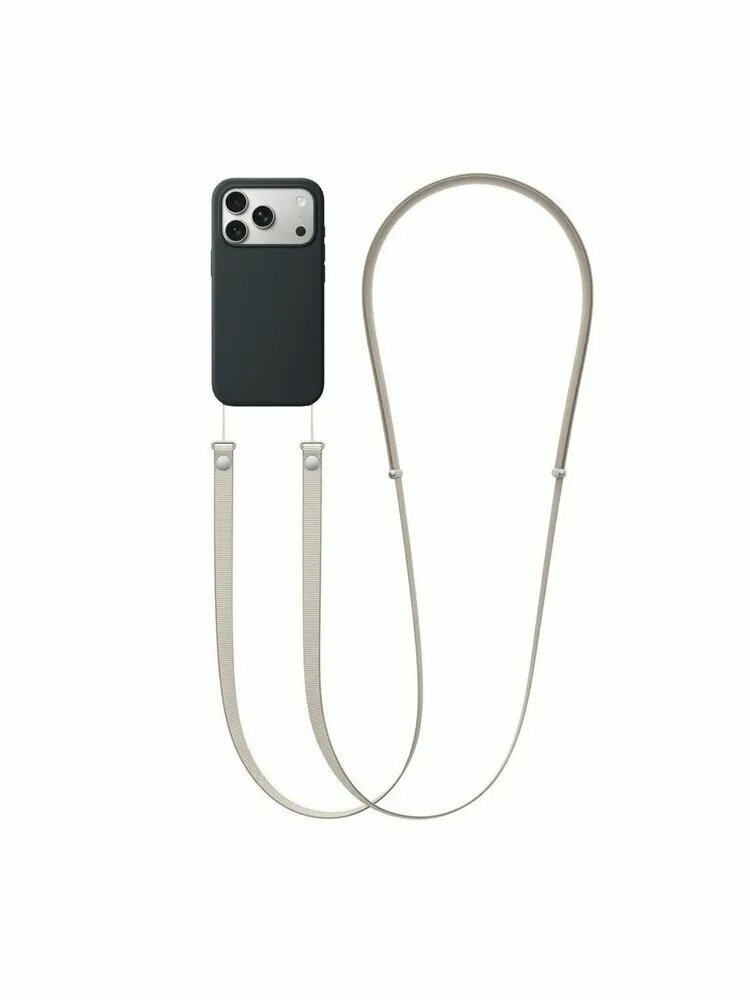 Применяется для корпуса мобильного телефона Apple универсальная веревка, которая может быть наклонена на шею через телефон iPhone 17/16